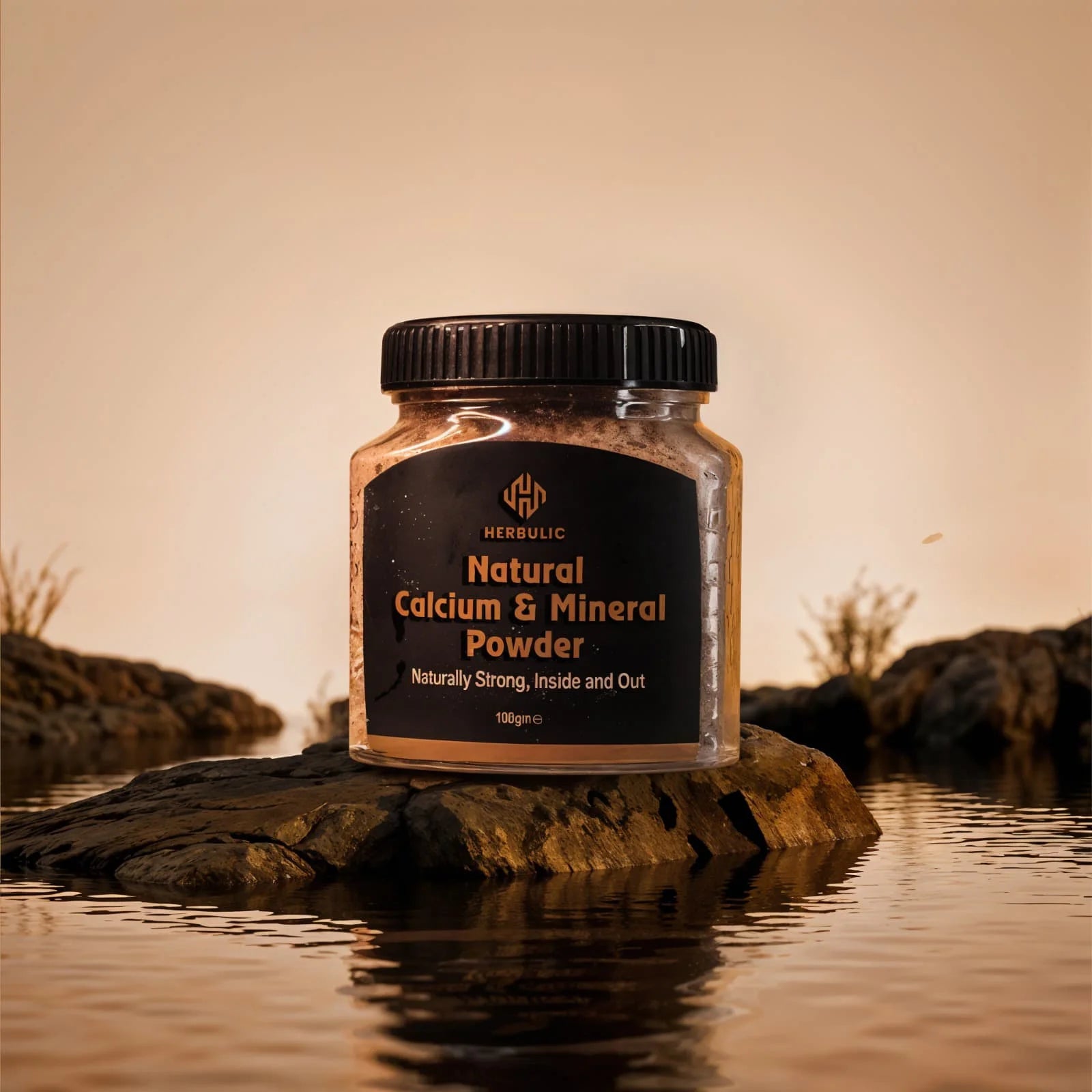 Natural Calcium & Mineral Powder 100 gm – Herbulic